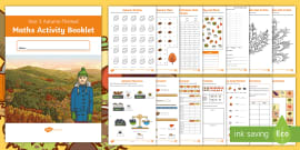 Autumn Themed Maths Activity Booklet (teacher made)