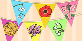 Hawaii Display Bunting (teacher made) - Twinkl