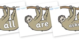 FREE! - Tricky Words on Bees (teacher made) - Twinkl