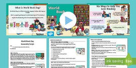 FREE! - KS2 All About World Book Day Assembly PowerPoint and Script