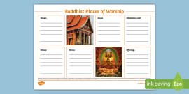 Buddhism Fact File Template (teacher made) - Twinkl