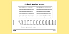 Dates Ordinal Number Activity Mat - Ordinal Number Mat (1 -31)