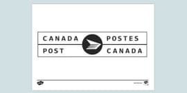 Canadian Post Office Role Play Sign