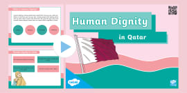 Human Dignity in Qatar Activity Sheet (teacher made)