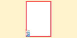 Simple Cube Page Border | Page Borders | Twinkl