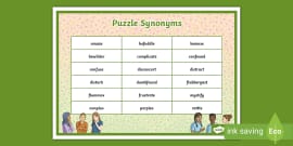 Narrative Synonyms Word Mat (teacher made) - Twinkl
