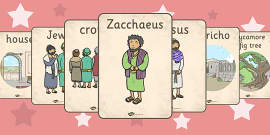 Zacchaeus the Tax Collector Bible Story PowerPoint - Twinkl