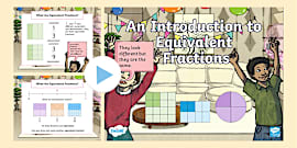 Equivalent Fractions PowerPoint Quiz (teacher made) - Twinkl