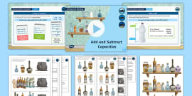 Year 3 Add and Subtract Volume Differentiated Worksheets