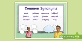 List Synonyms Word Mat (teacher made) - Twinkl