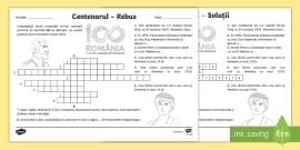 Centenarul - Acrostih (teacher made) - Twinkl
