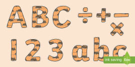 Picasso Display Lettering - Twinkl - KS2 (teacher made)