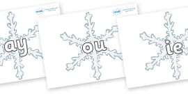 Snowflake Scramble Worksheet / Worksheet (teacher made)