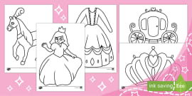 Princess Cutting Skills Activity - Twinkl - EYFS - Twinkl