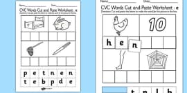 CVC Word Activity Booklet (teacher made)