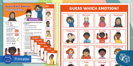 Identifying Emotions Game | Wellbeing | Primary Resources