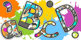 👉 A Splash of Art Display Lettering - A Splash of Art Display Lettering