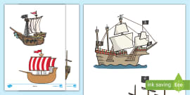 Pirate Ship Counting Song Sheet - Twinkl