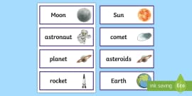Space Word Mat - Earth and Space Science - Primary Resources