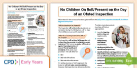 Ofsted Learning Walks in the early years - CPD - Twinkl