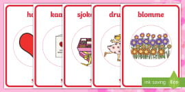 Valentynsdag Woorde Inkleur bladsye (teacher made)