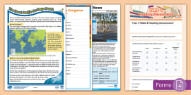 Year 4 Term 1 Reading Assessment Pack | Reading Test Year 4