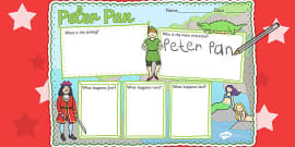 Peter Pan Word Mat