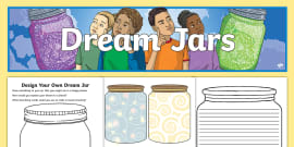 Dream Jar Writing Template (teacher made)