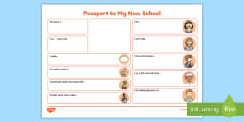 Passport to a New Class (Teacher-Made) - Twinkl