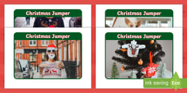 Design Your Own Christmas Jumper Collage Activity Pack