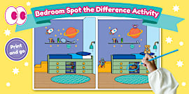 Science Lab Spot the Difference Activity
