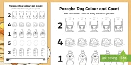 Pancake Day Pattern Tracing Activity (Lehrer gemacht)