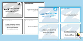 Twosday Challenge Card (teacher made)