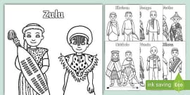 Common South African Birds Colouring Pages
