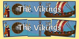 KS2 Viking Invasion Map - Learn where the Vikings came from