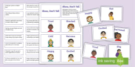 Show Don't Tell Emotions Activity (Hecho por educadores)