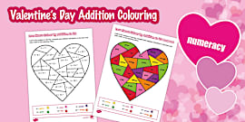 Musical Themed Addition Mosaic Differentiated Activity Sheets