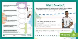 Emotion Detective Worksheet / Worksheet