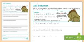 German Word Order A4 Display Poster (teacher made) - Twinkl