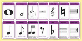 Treble Clef Cards - Flash Cards | Music Reading