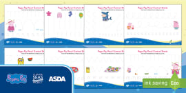 FREE! - Peppa Pig Colouring Pages | Cleaner Seas Project | ASDA
