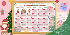 December Events Calendar 2022 (teacher made) - Twinkl