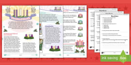 Advent Wreath Display Posters - KS1 (teacher made) - Twinkl