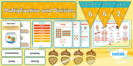 Multiplication Display Poster (Hecho por educadores)