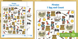 FREE! - Pirate Size Ordering Activity (teacher made)