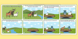 The Three Goats Story Cards - Early Years/Primary Resource