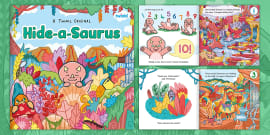 Dinosaurs I Spy and Count Activity to 10 - EYFS, early years maths
