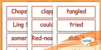 Cleversticks vocabulary cards - Twinkl