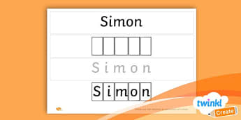 name Simon - Twinkl