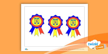 cocarda tricolora cu stema tarii (vulturul fara coroana regala)